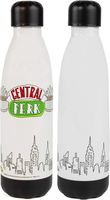 Waterfles 600ml met Centrale Koffiehuis Logo - Herbruikbare Drinkfles | bol
