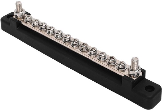 12 Way Terminal Block Set 12 Pole Power Distribution Block Busbar Set ...