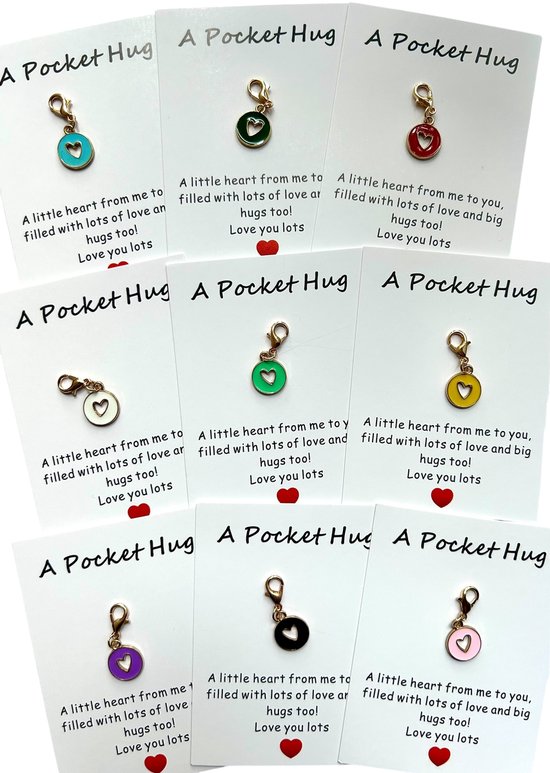 Pocket Hug - A little heart - Sleutelhanger - Hartje - Liefde - in de ...