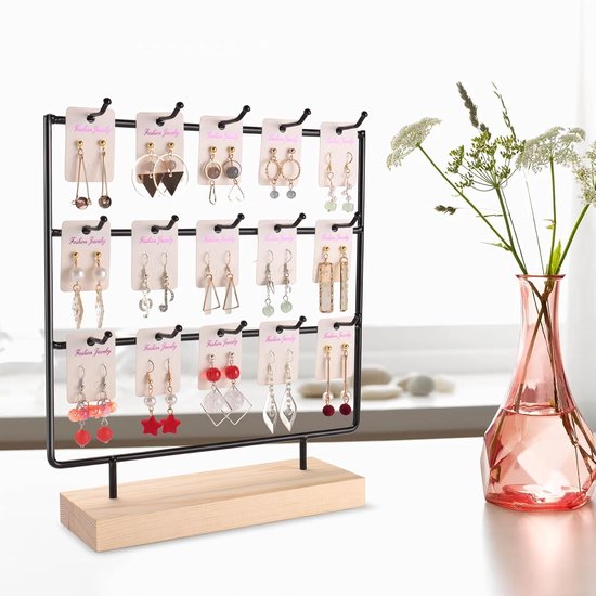 Candala Oorbel Display Stand voor Verkoop, Houten Oorbel Organizer ...