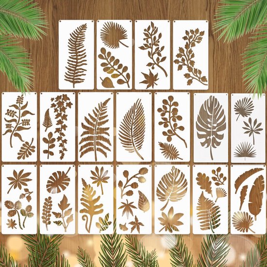 Herbruikbare sjablonen - 18 vellen sjablonen voor DIY en scrapbooking | bol