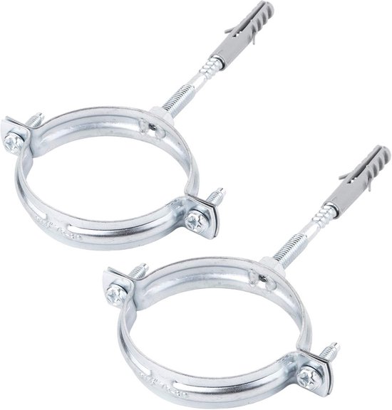 2x Stevige Metalen Buisbeugels voor Ø 75-80 mm Ø Buizen - Universele ...