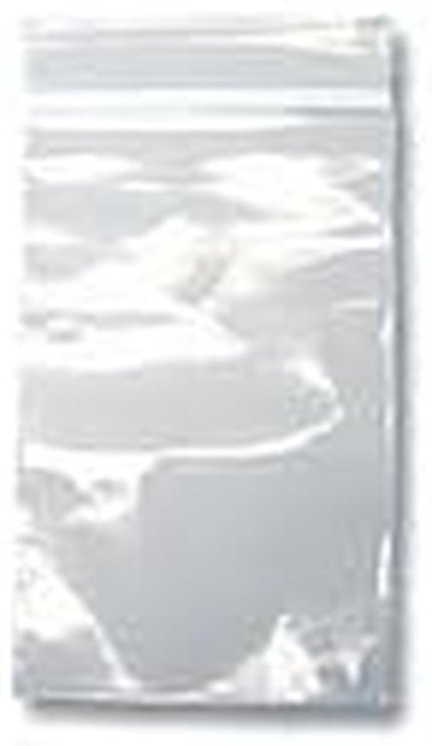 Set van 100 Ziplock Zakjes 7,5 x 10 cm - Hersluitbare Plastic Zakjes | bol