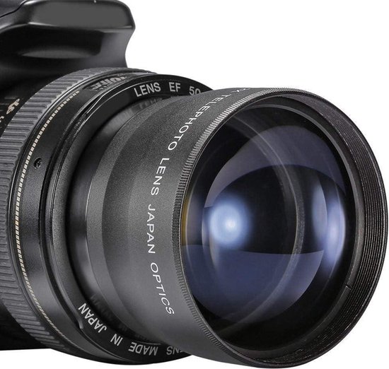 Allecta - Universele telelens 58 mm met 2x vergroting voor camera's ...