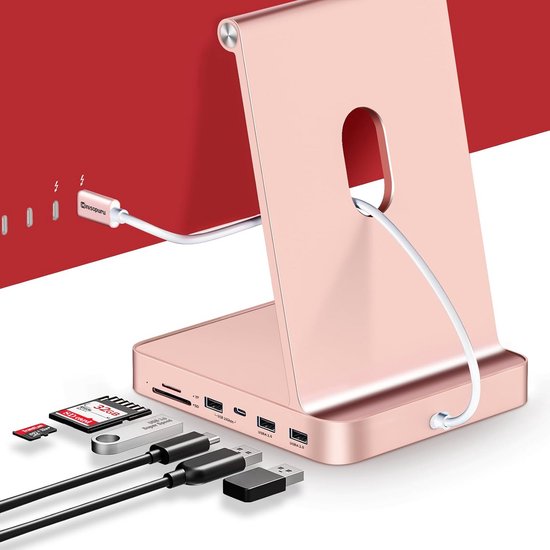 USB-C Hub voor iMac 24 Inch met M.2 NVMe SSD Slot en 10 Gbit/s ...