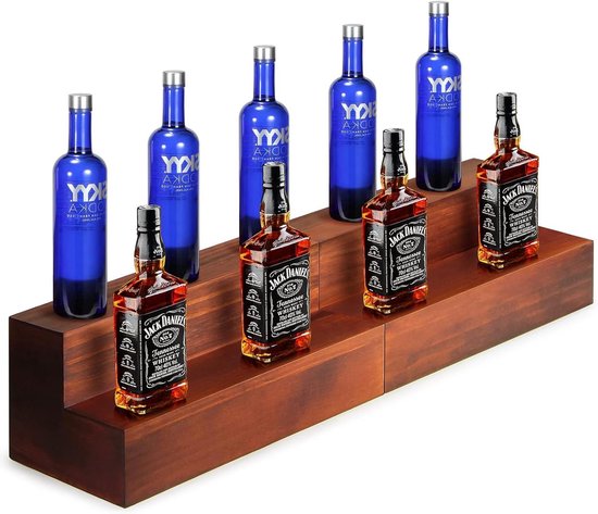 Nordivar - Echt houten drank flessen display planken voor thuisbar ...