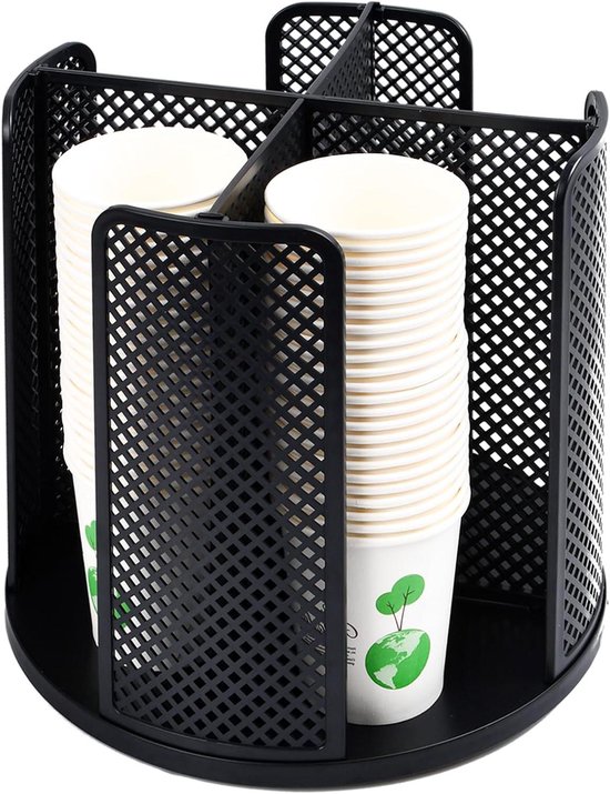 Draaibare mokken en deksel organizer - opberghouder ...