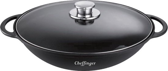 Babij Cooking Wokpan CF-DW40 - 40 cm - duurzame Wok - antiaanbaklaag | bol