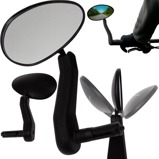 Fietsspiegel Links - Geschikt Voor Fiets En E-Bike - Veiligheidsspiegel ...