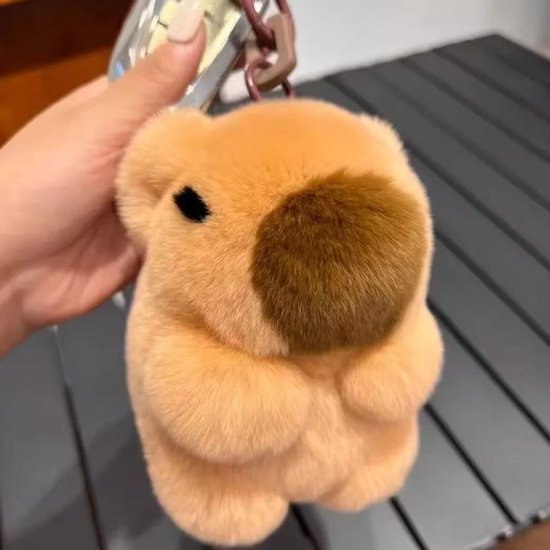 Mini Capybara Sleutelhanger Dames Tas Charm Sieraden Hanger Autosleutel ...