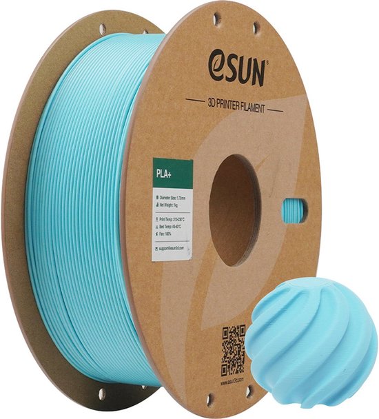 eSun PLA+ Baby blauw / Baby blue 1 kg - 1.75mm - 3D printer filament | bol