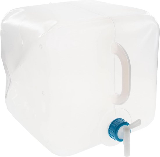 Cube Waterdrager 18 Liter - Transparant Draagbare Watercontainer 31 x ...