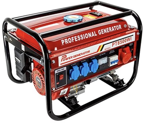 PowerTech PT-8500W: Professionele Benzine Generator 2500W | bol