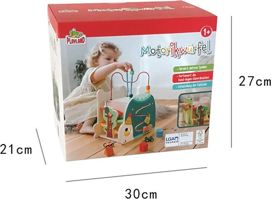 Houten motoriek kubus | bol.com