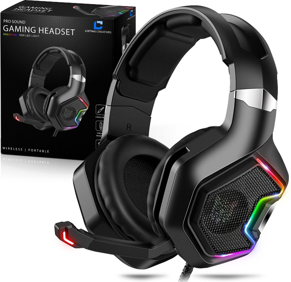 LC® Pro Sound over-ear Headset – Draadloze Bluetooth koptelefoon ...