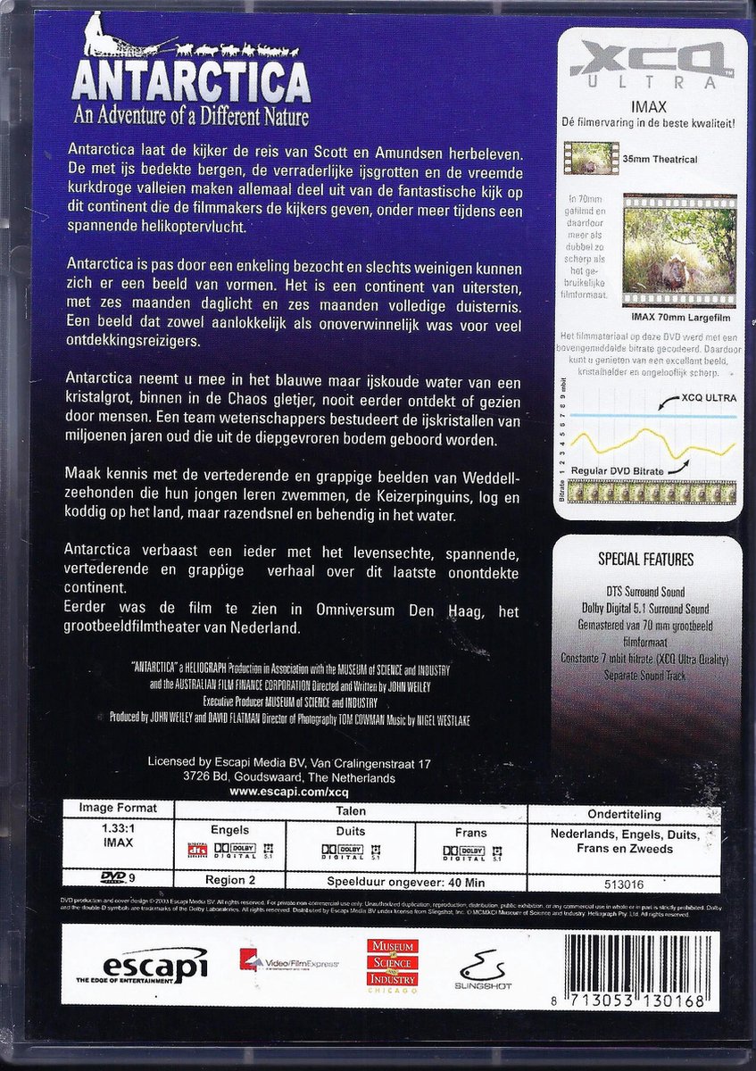 Antarctica (IMAX) (Dvd) | Dvd's | bol