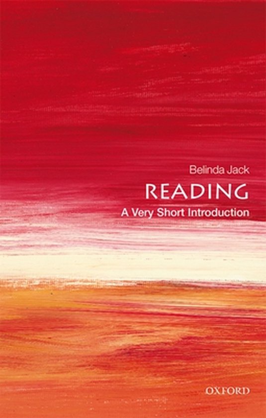 Reading: A Very Short Introduction, Belinda Jack | 9780198820581 ...