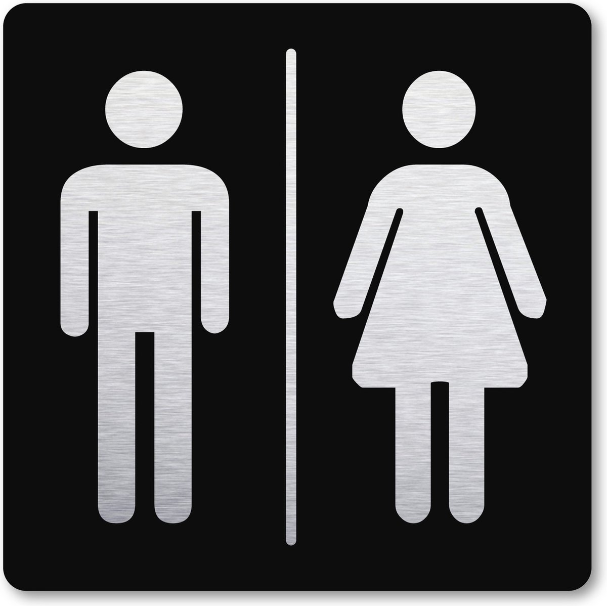 Pictogram toiletten - pictogrammen - zwart - toilet - Man Vrouw ...