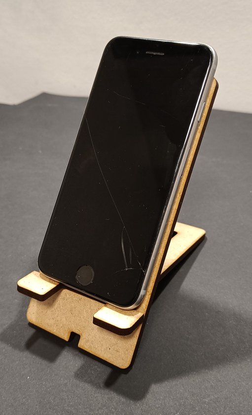 Studio Saar - Universele telefoonhouder - Tablethouder - hout telefoon ...