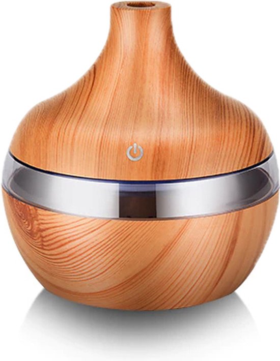 Aroma Diffuser 300 ml – Ultrasone Luchtbevochtiger – Vernevelaar met afstandsbediening... | bol