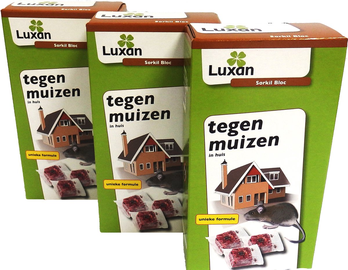 VOORDEEL PAK: Sorkil Bloc Muizengif (3x100gram) | bol.com
