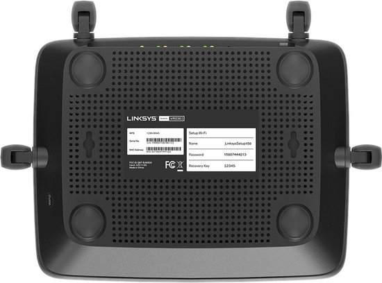 Linksys MR9000-UK draadloze router Gigabit Ethernet Tri-band (2.4 GHz ...