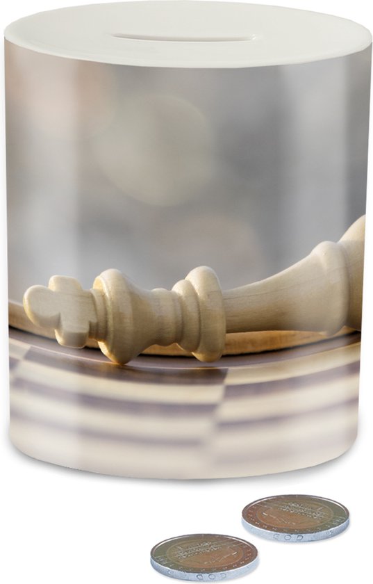 Spaarpot - Spaarblik - Het schaakbord op tafel - Spaarpotten ...