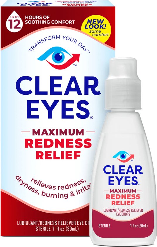 Clear Eyes Relief Maximum des rougeurs XXL - Gouttes pour les yeux ...