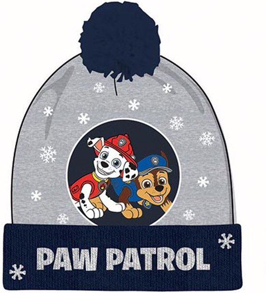 Paw Patrol Winter Muts Chase & Marshall - Blauw - Maat 52 | bol.com
