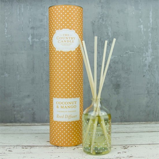 Coconut & Mango Polka Dot Reed Diffuser | bol