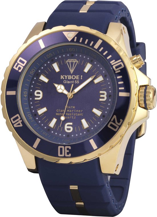 KYBOE! Gold horloge Series KYG-002-48 (48mm) | bol.com