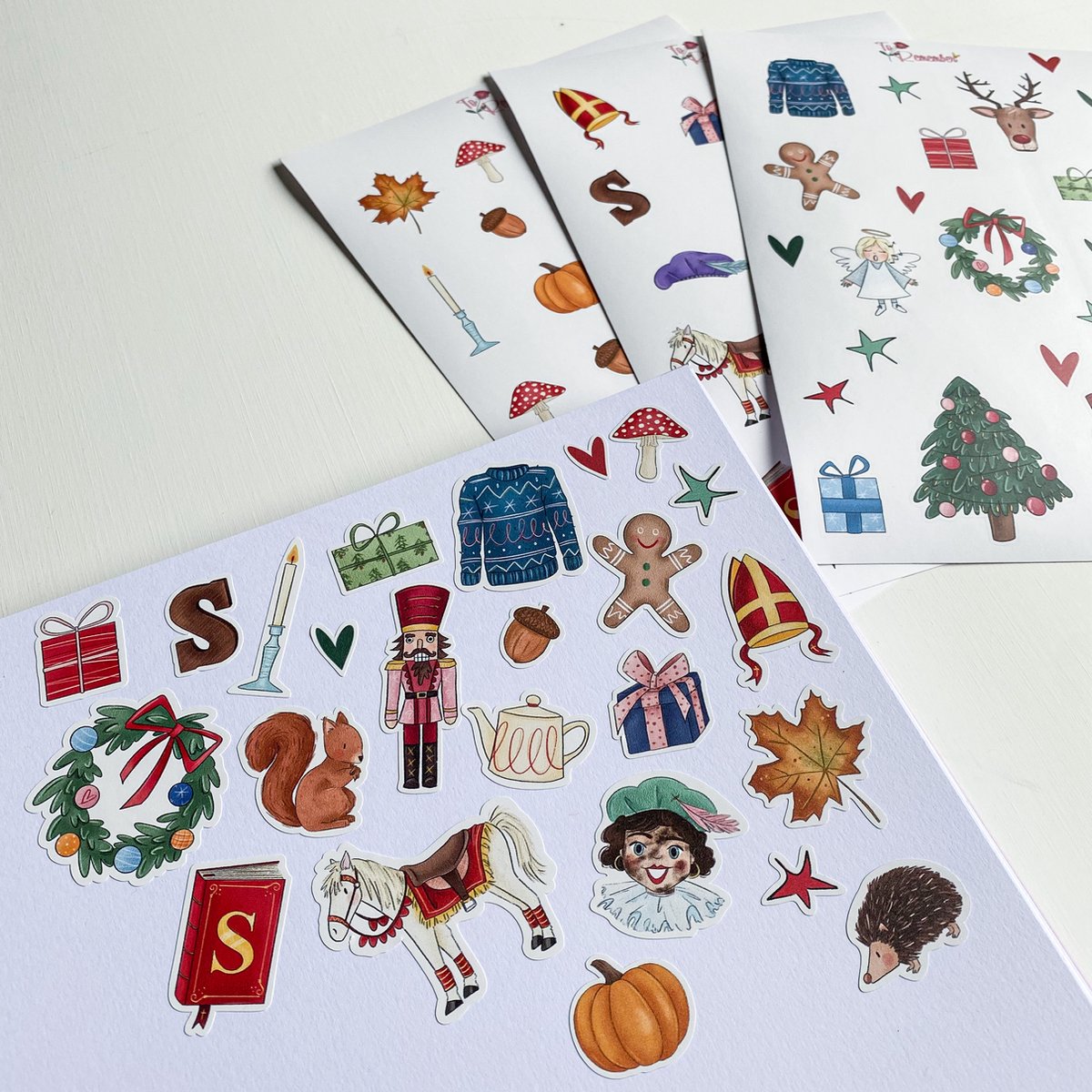 Bullet journal stickers - 63 contour stickers - stickers volwassenen ...