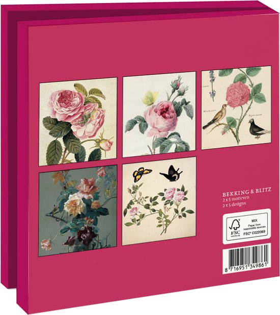 Bekking & Blitz - Wenskaartenmapje - Set wenskaarten - Kunstkaarten - Museumkaarten -... | bol