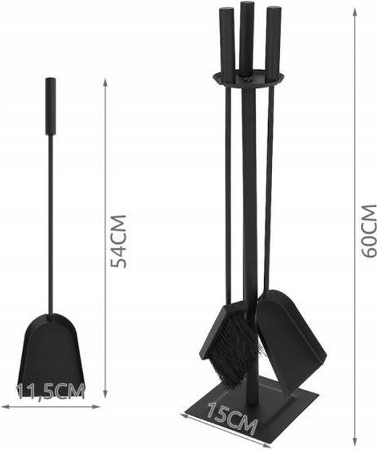 Haardset voor Openhaard - Haard Accessoires - Openhaard Set - Open ...