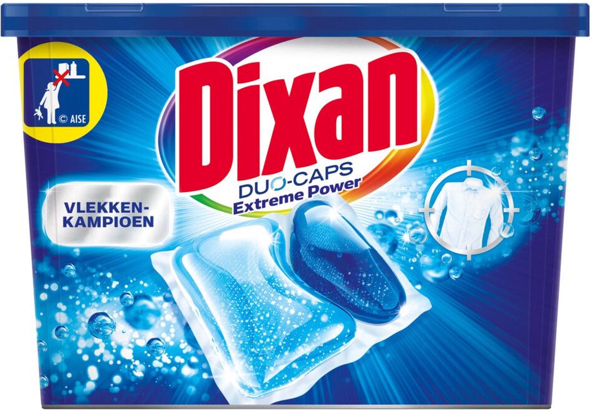 Dixan Duo Caps Extreme Power Wascapsules 14 wasbeurten | bol