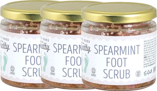 Zoya Goes Pretty - Spearmint Foot Scrub - 3 pak | bol.com