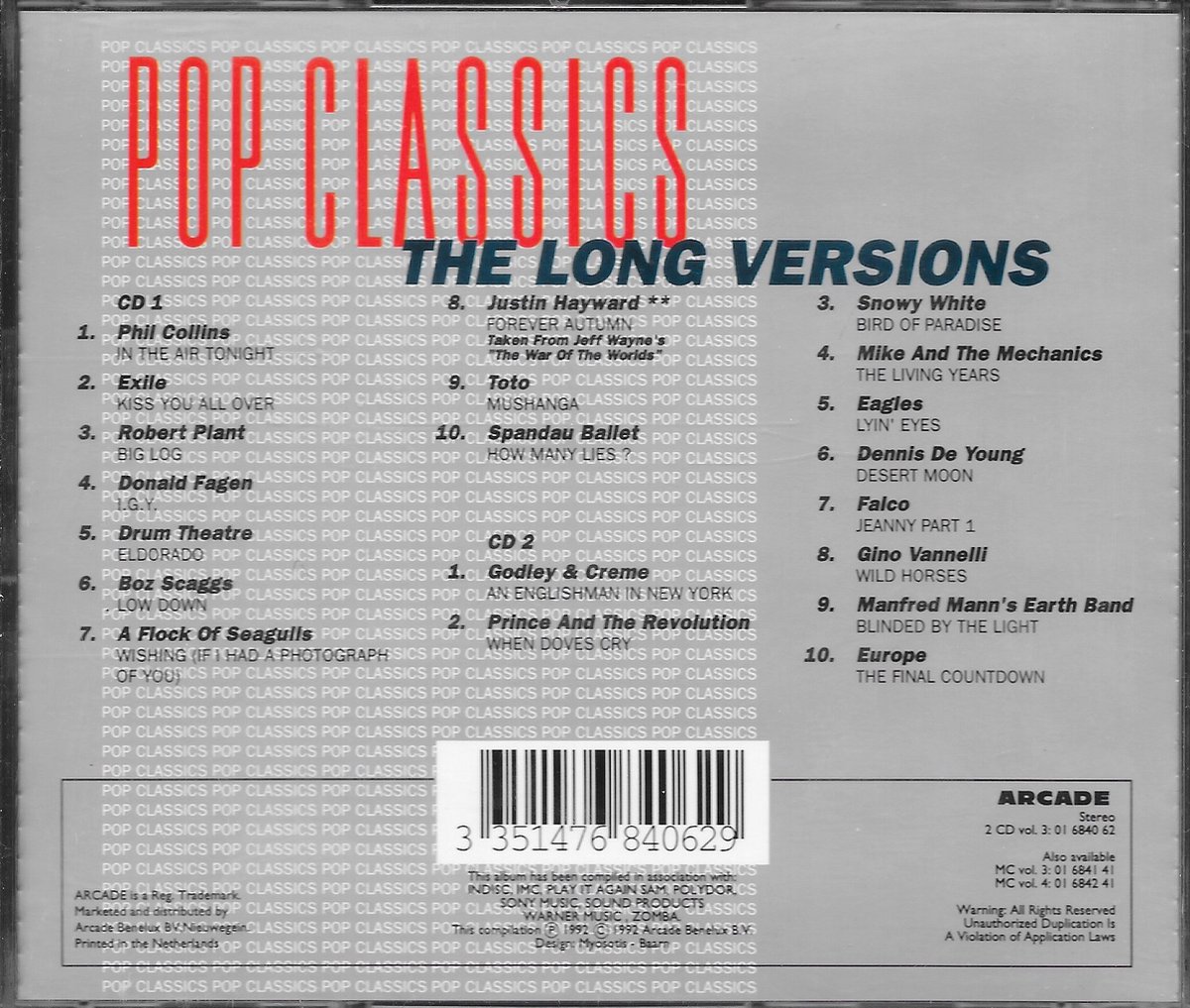 Pop Classics: The Long Versions, Vol. 3, Onbekend | CD (album) | Muziek ...