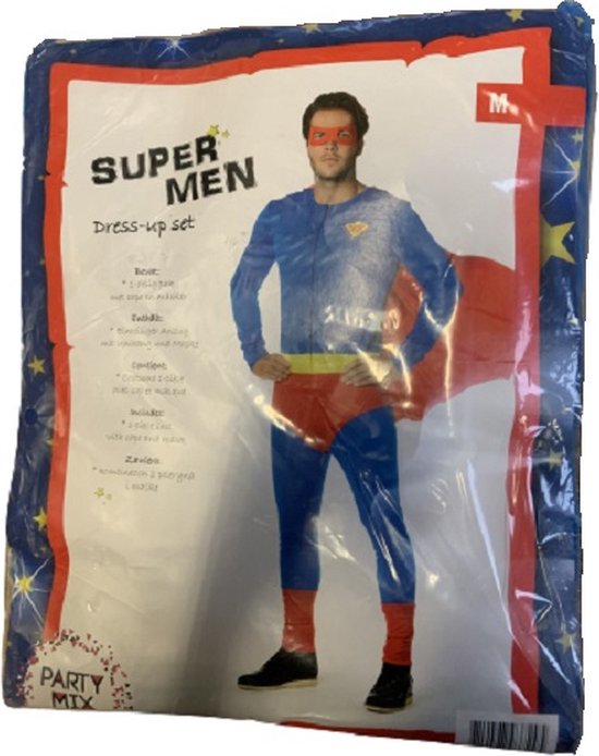 Superman Carnaval Kostuum - L | bol.com