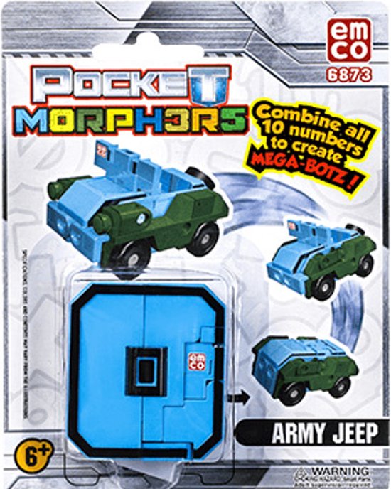Pocket Morphers - cijfer 2 - Chopper - oranje | bol.com