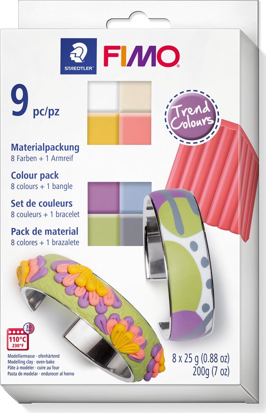 FIMO soft - ovenhardende boetseerklei - colour pack trend colours | bol