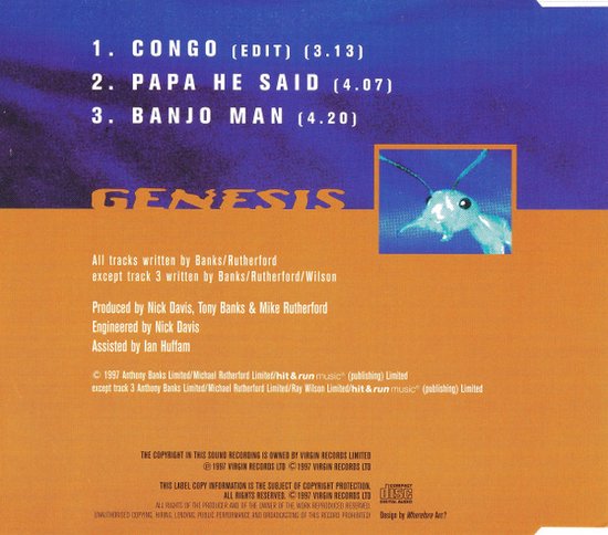 Genesis - Congo (cd maxi-single), Genesis | Muziek | bol