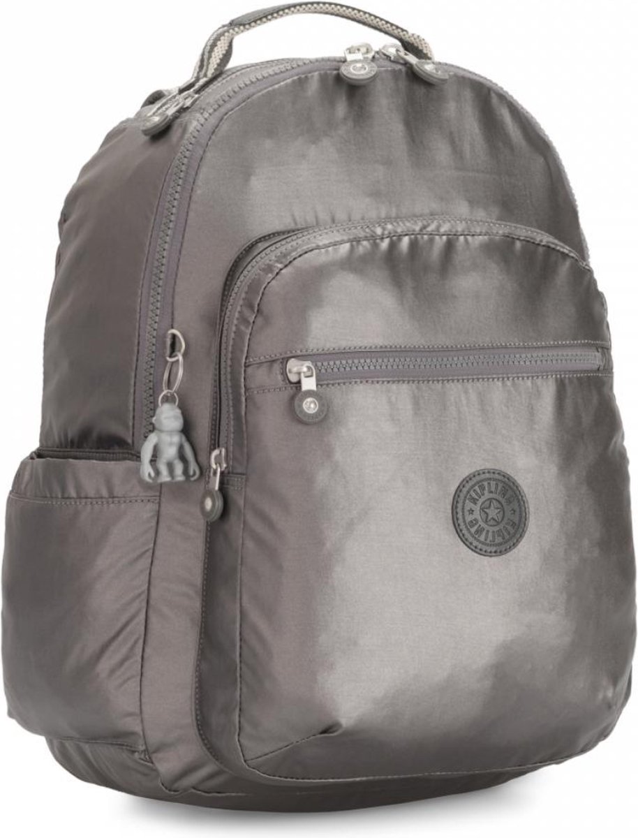 Kipling Seoul Rugzak Carbon Metallic | bol.com