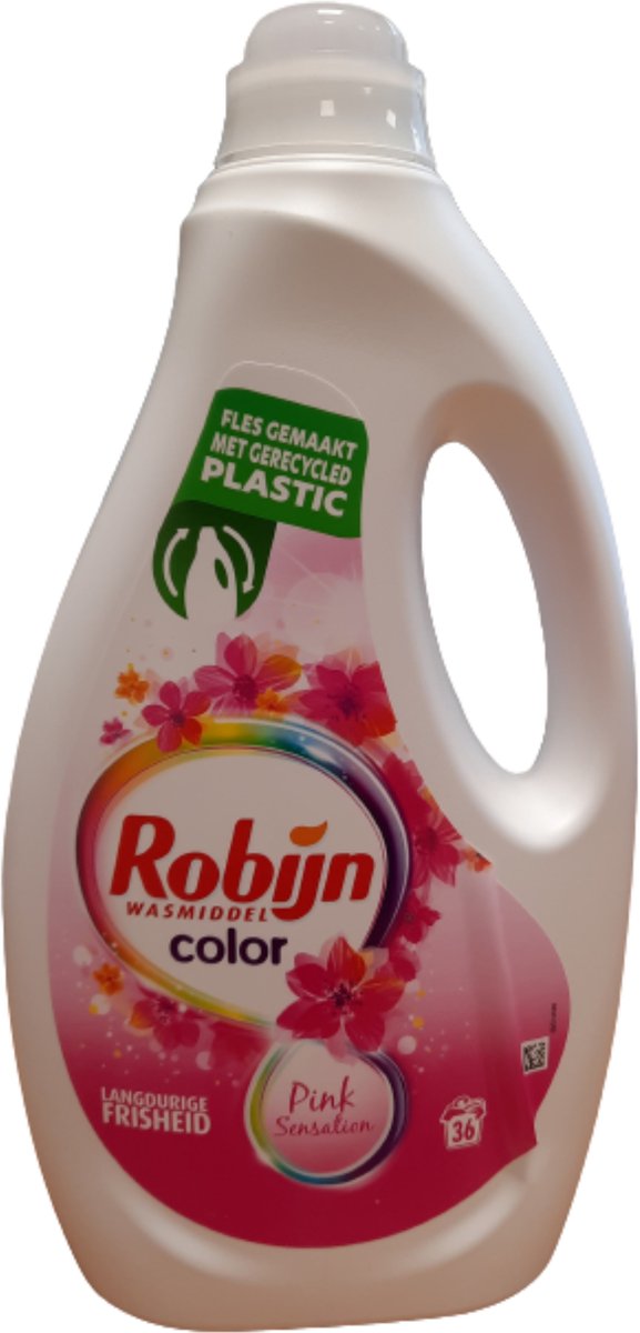 Robijn Color Vloeibaar Wasmiddel Pink Sensation - 36 wasbeurten | bol