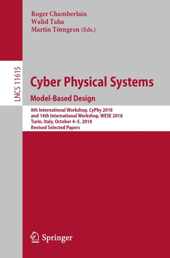 Lecture Notes in Computer Science 11615 - Cyber Physical Systems. Model ...