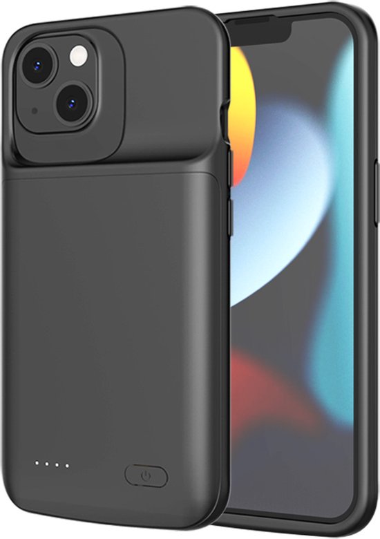 Mastersøn - 2 in 1 Case voor iPhone 13 Mini - Beschermhoes en powerbank ...