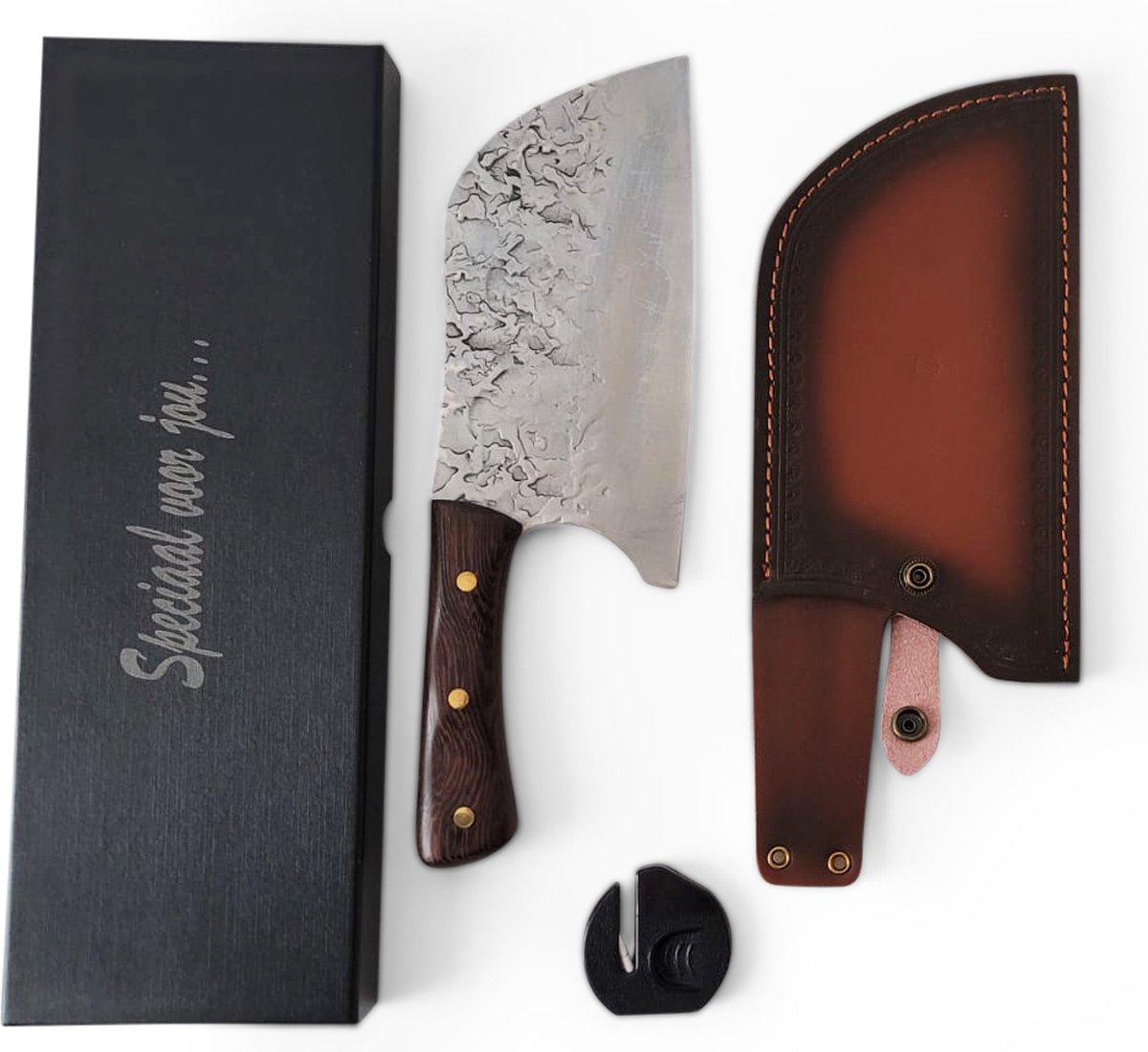 T&M Knives Hakmes Professioneel - Vlijmscherp Slagersmes van RVS - 30CM ...