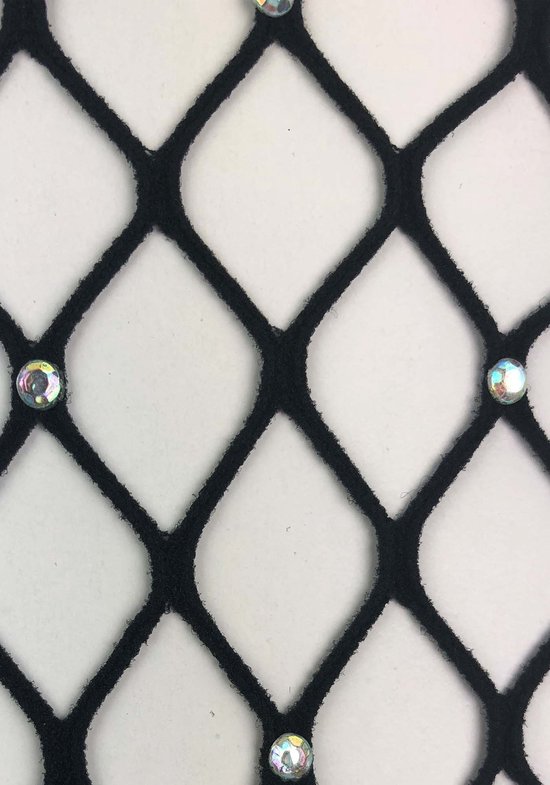 Rhinestone micro net tights | bol.com