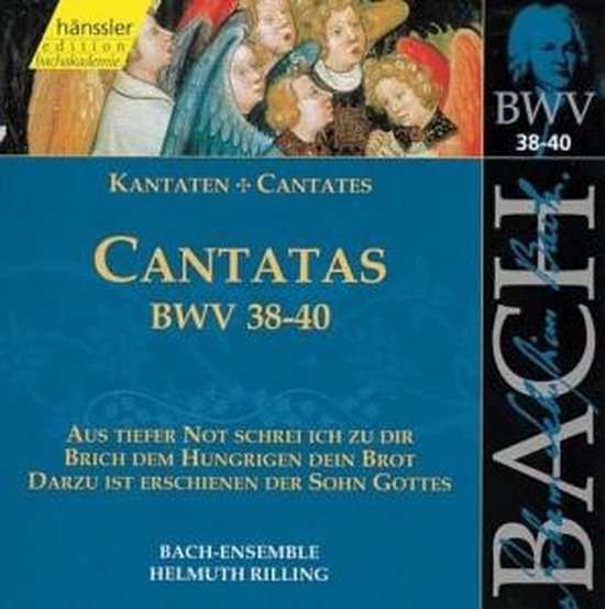 Bach-Ensemble, Helmuth Rilling - J.S. Bach: Cantatas Bwv 38-40 (CD ...