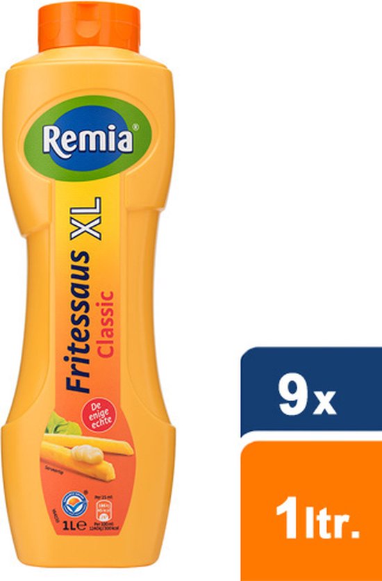 Remia - Fritessaus XL Classic - 9x 1 ltr | bol