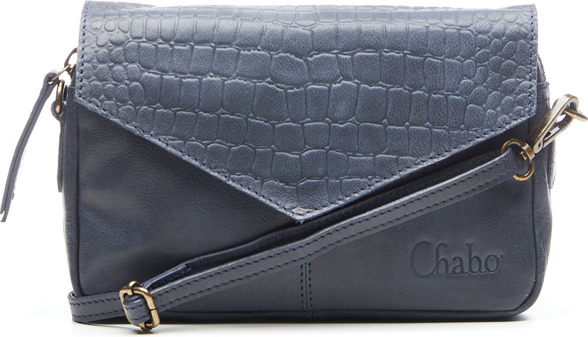 Chabo Bags - Rio Romy - Crossbodytas - Leer - Blue | bol